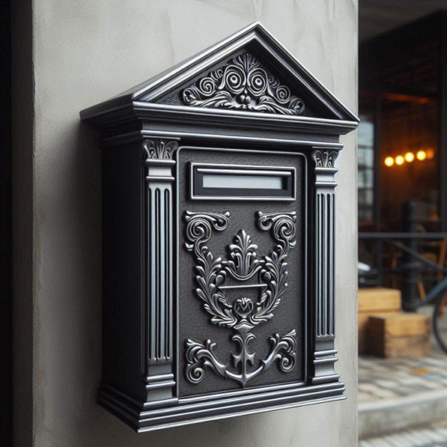 Vintage-Inspired Aluminum Mailbox – ASUZAC-ACM