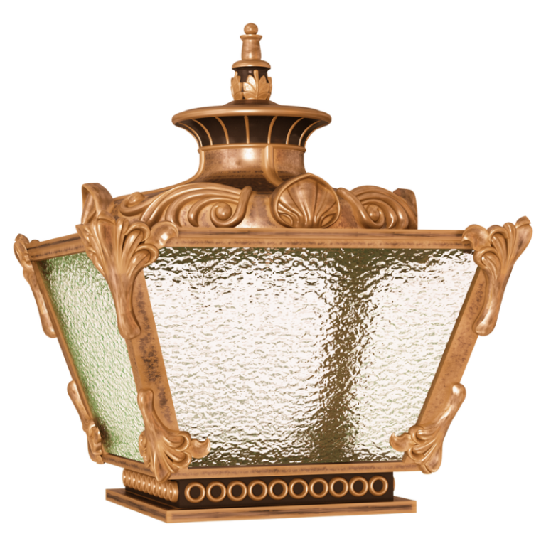 ALUMINUM LIGHT BOX ON COLUMN GATE – ASUZAC-ACM