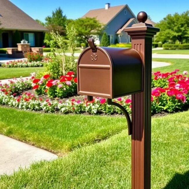 Basic Cast Aluminum Mailbox Style -V2 – ASUZAC-ACM