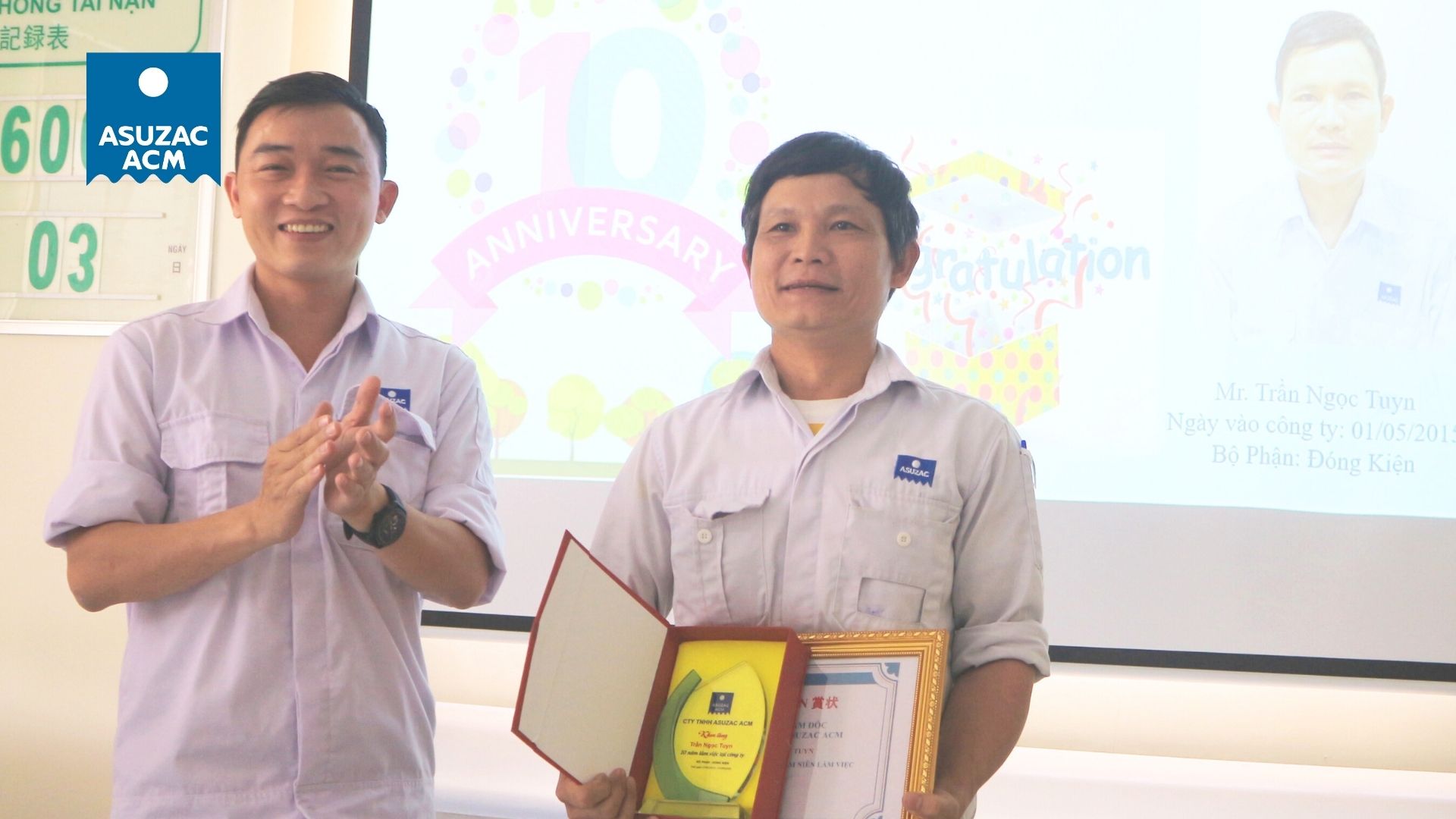 ASUZAC ACM May Birthday Celebration: Honoring Employees