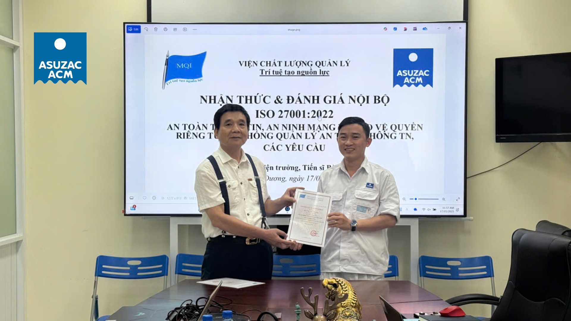 ASUZAC ACM Strengthens Workforce with ISO 27001:2022 Awareness and ...