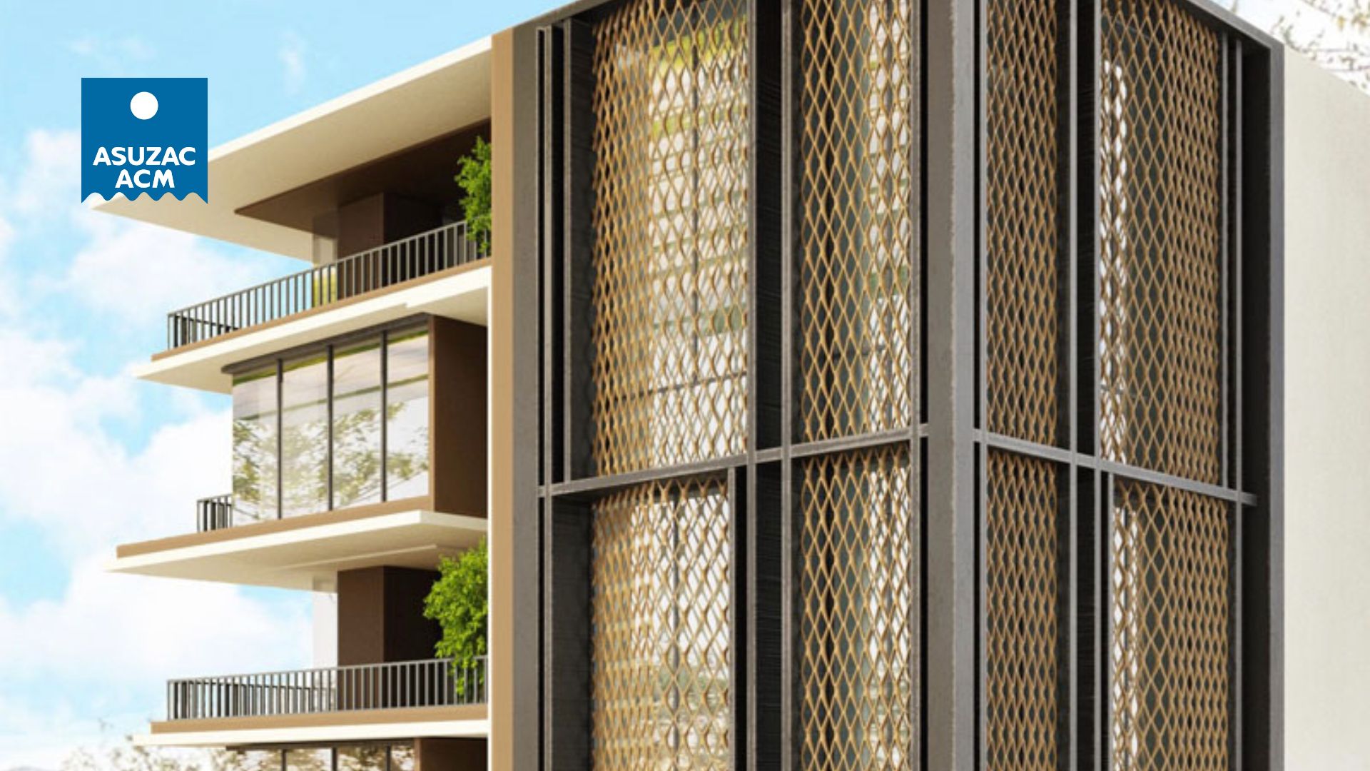 Modern Building Facade Design: ASUZAC ACM