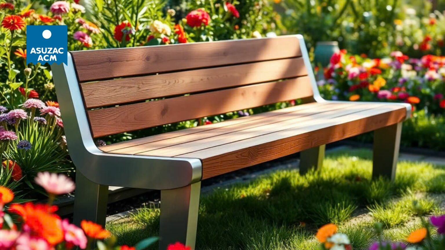 Cast Aluminum Park Bench: ASUZAC ACM Japan