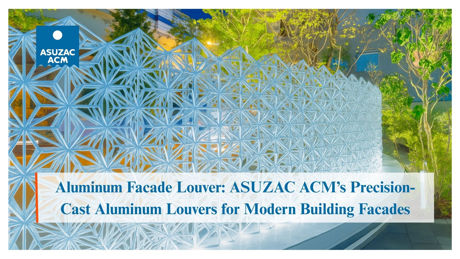 Aluminum Facade Louver: Cast Aluminum for Modern Building