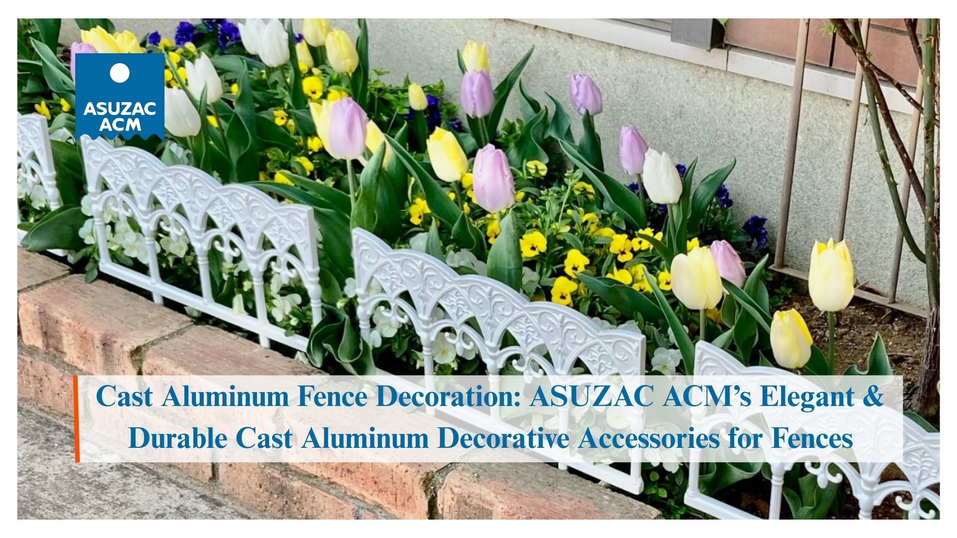 Cast Aluminum Fence Decoration: ASUZAC ACM